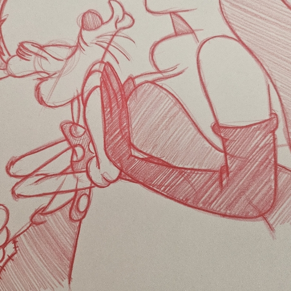 Disney | Art | Disney Amblin Jessica And Roger Rabbit Drawingsketch ...